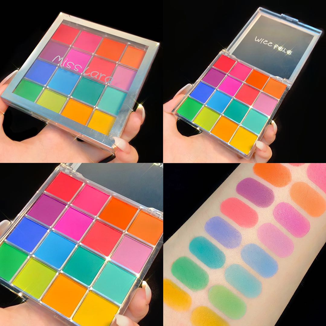 Miss Lara 16 Color Eyeshadow Palette (01) – Anonnas